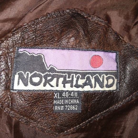 Northland | Jackets & Coats | 9 Vintage Northland Bomber Full Leather ...